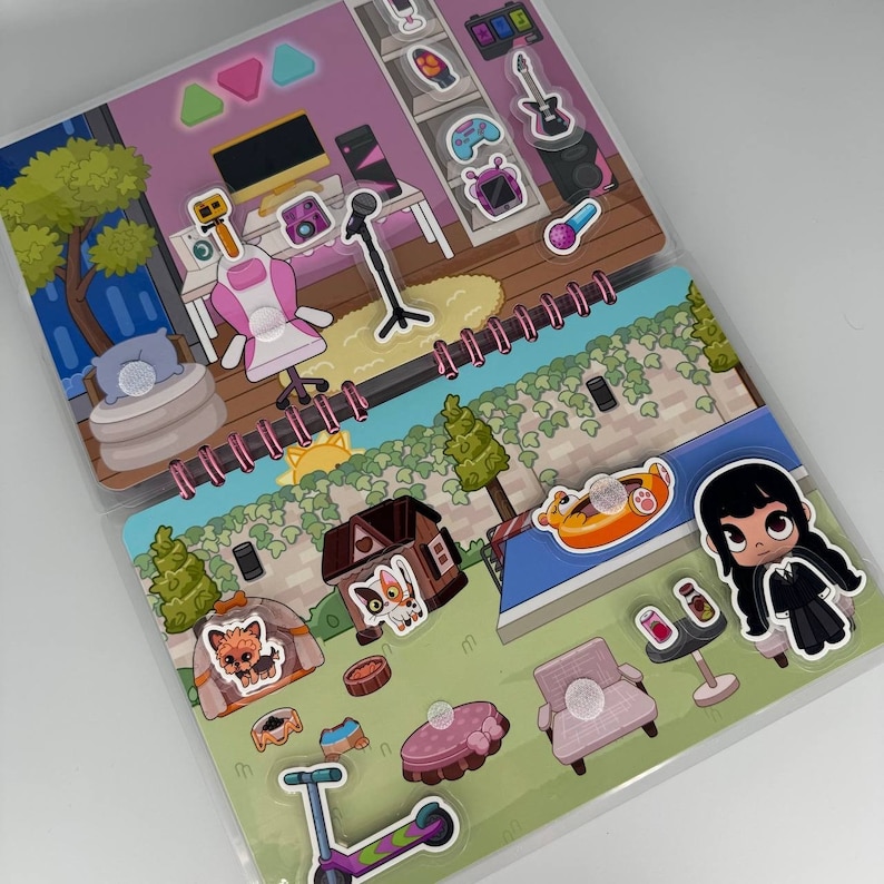 Avatar World Album-book on Velcro Fun Quiet Book - Etsy