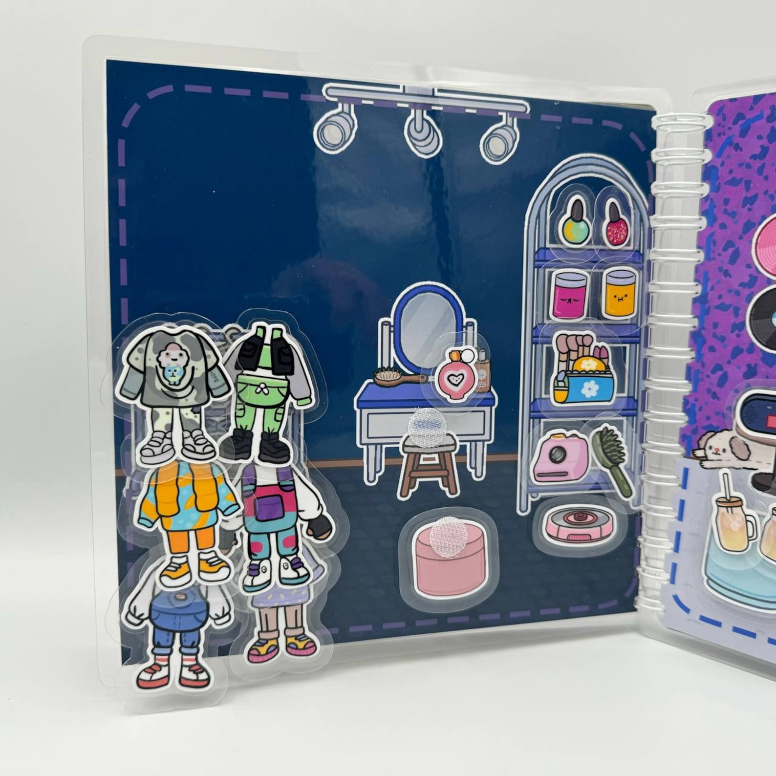 Toca Boca House Velcro Game Book Paper Busy Book - Etsy