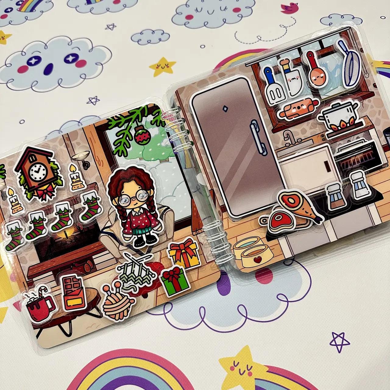 Toca Boca Winter Holidays Album-book on Velcro Fun Quiet Book - Etsy
