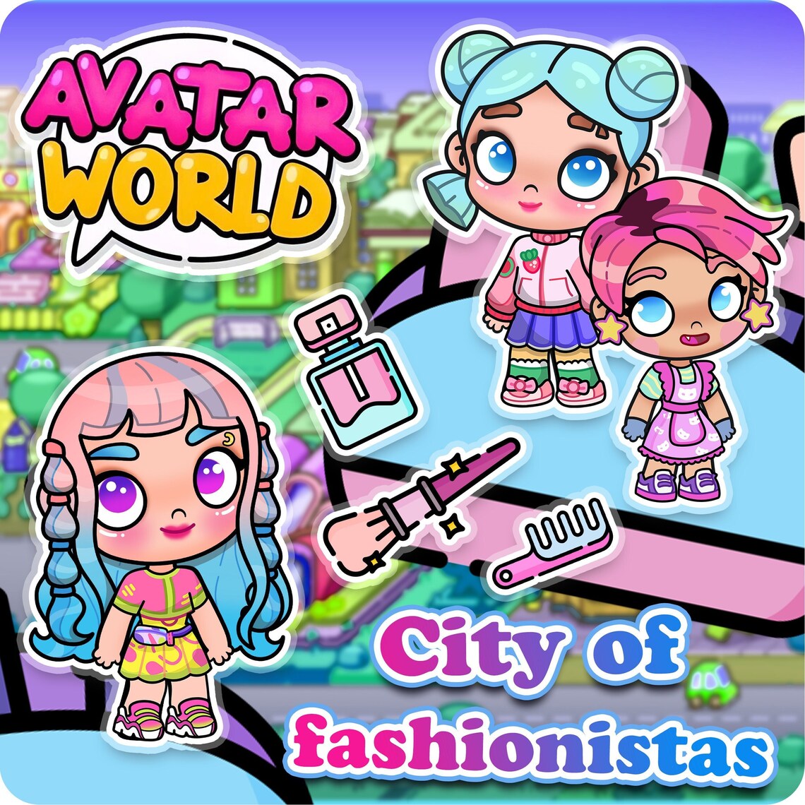 Avatar World Album-book on Velcro Fun Quiet Book - Etsy