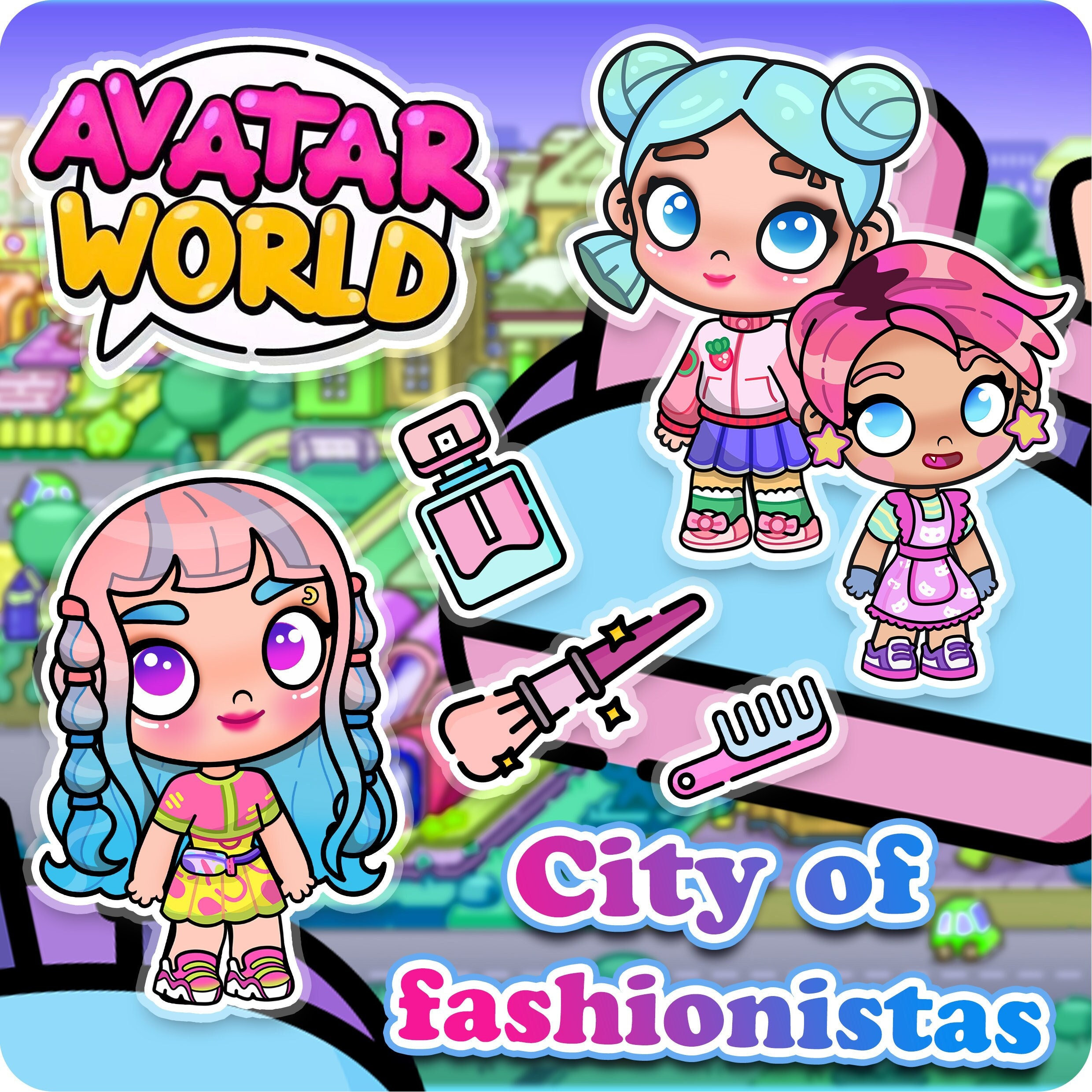 Avatar World Album-book on Velcro Fun Quiet Book - Etsy