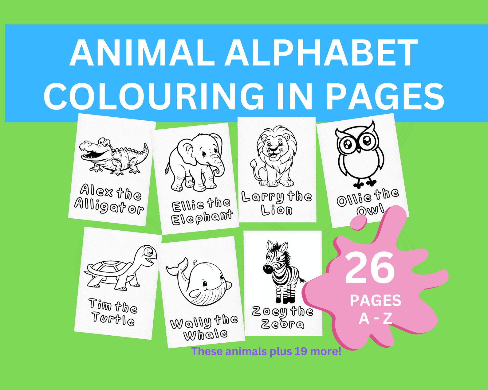 Animal Coloring Pages, Abc Coloring Pages, Alphabet Coloring, Babys ...