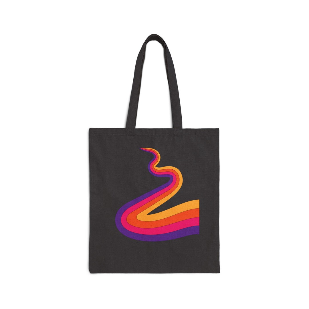 Hippie Art Mash up Tote Bag, College Tote, Peace Sign Art, Unisex Book ...
