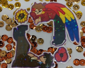 Watcher Desert Duo Grian/scar Keychain | Life Series/hermitcraft - Etsy