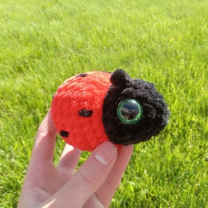 Ladybug Crochet Plush, Mini Ladybug Amigurumi Stuffed Animal, Summer ...