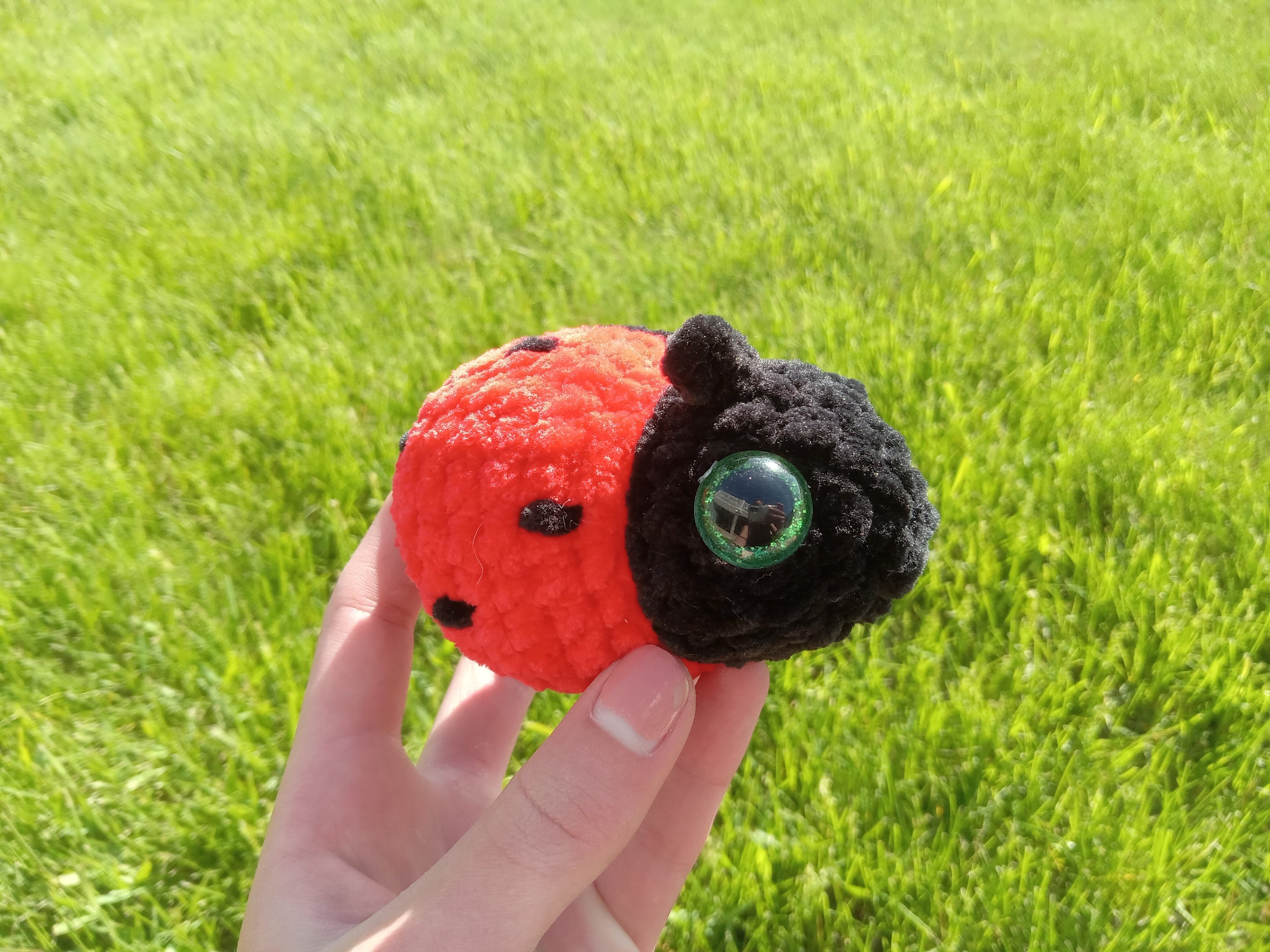 Ladybug Crochet Plush, Mini Ladybug Amigurumi Stuffed Animal, Summer ...