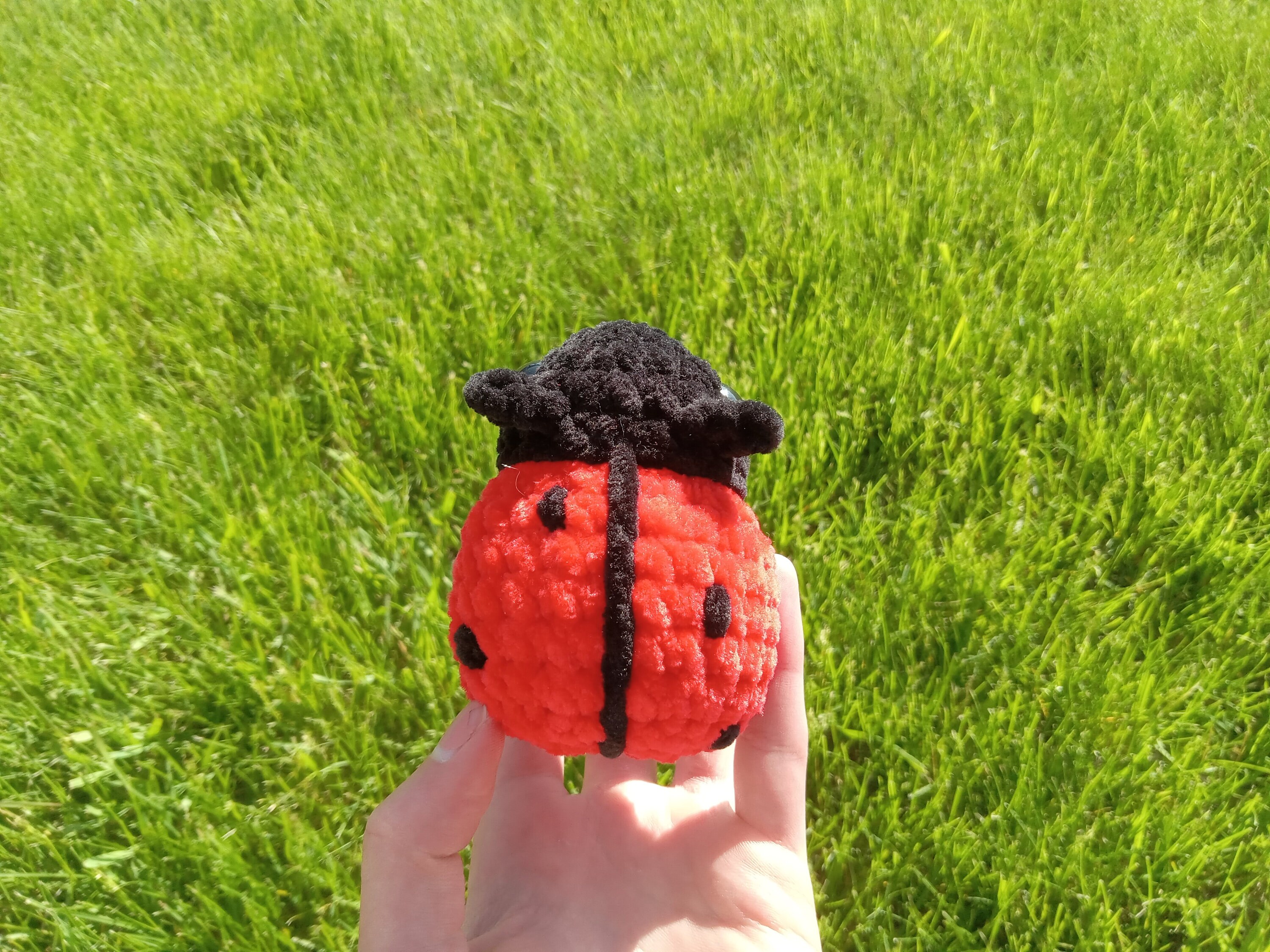 Ladybug Crochet Plush, Mini Ladybug Amigurumi Stuffed Animal, Summer ...