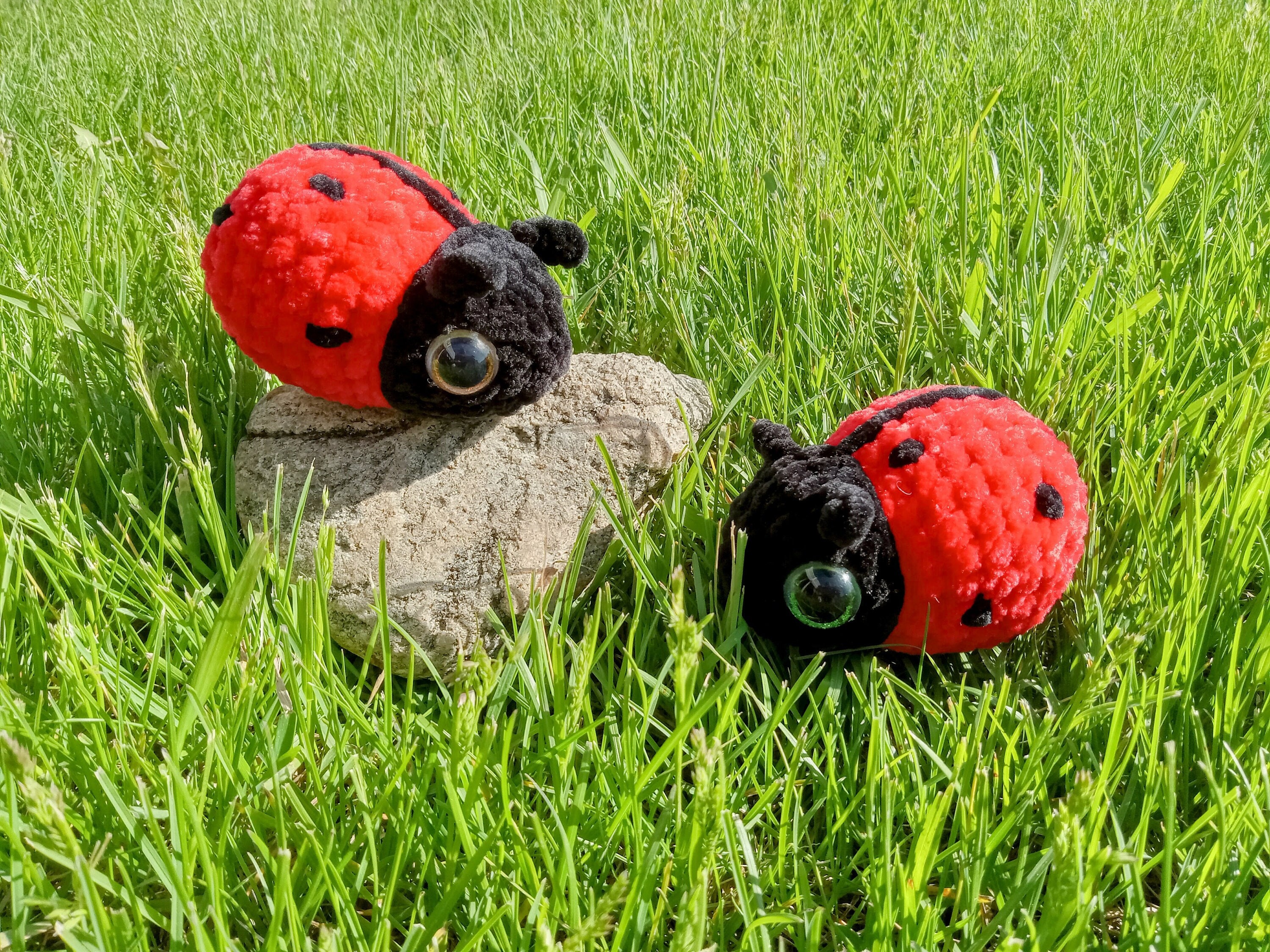 Ladybug Crochet Plush, Mini Ladybug Amigurumi Stuffed Animal, Summer ...