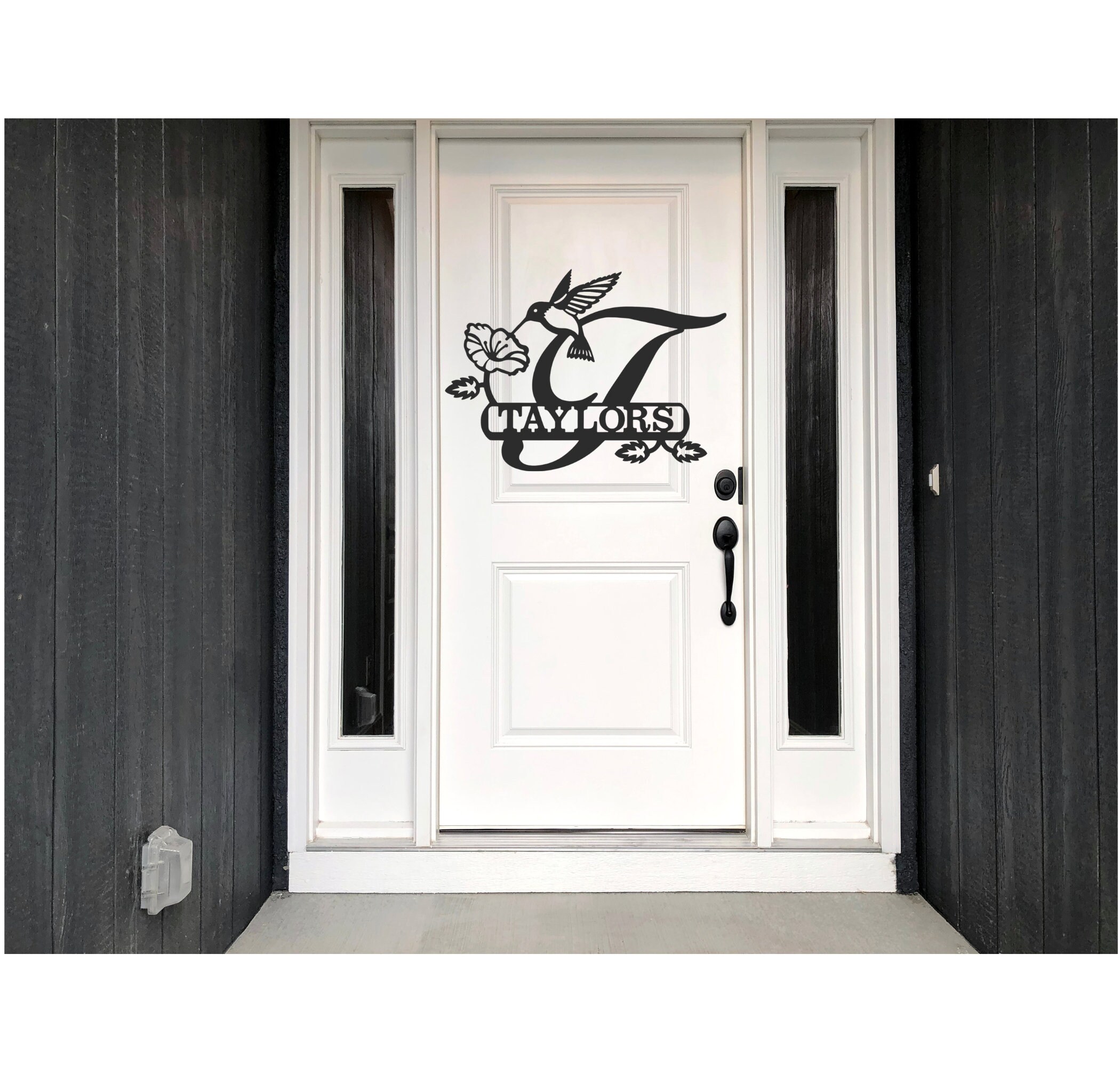 Hummingbird Monogram, Metal Sign, Birds, Monogram, Home Gift, Metal ...