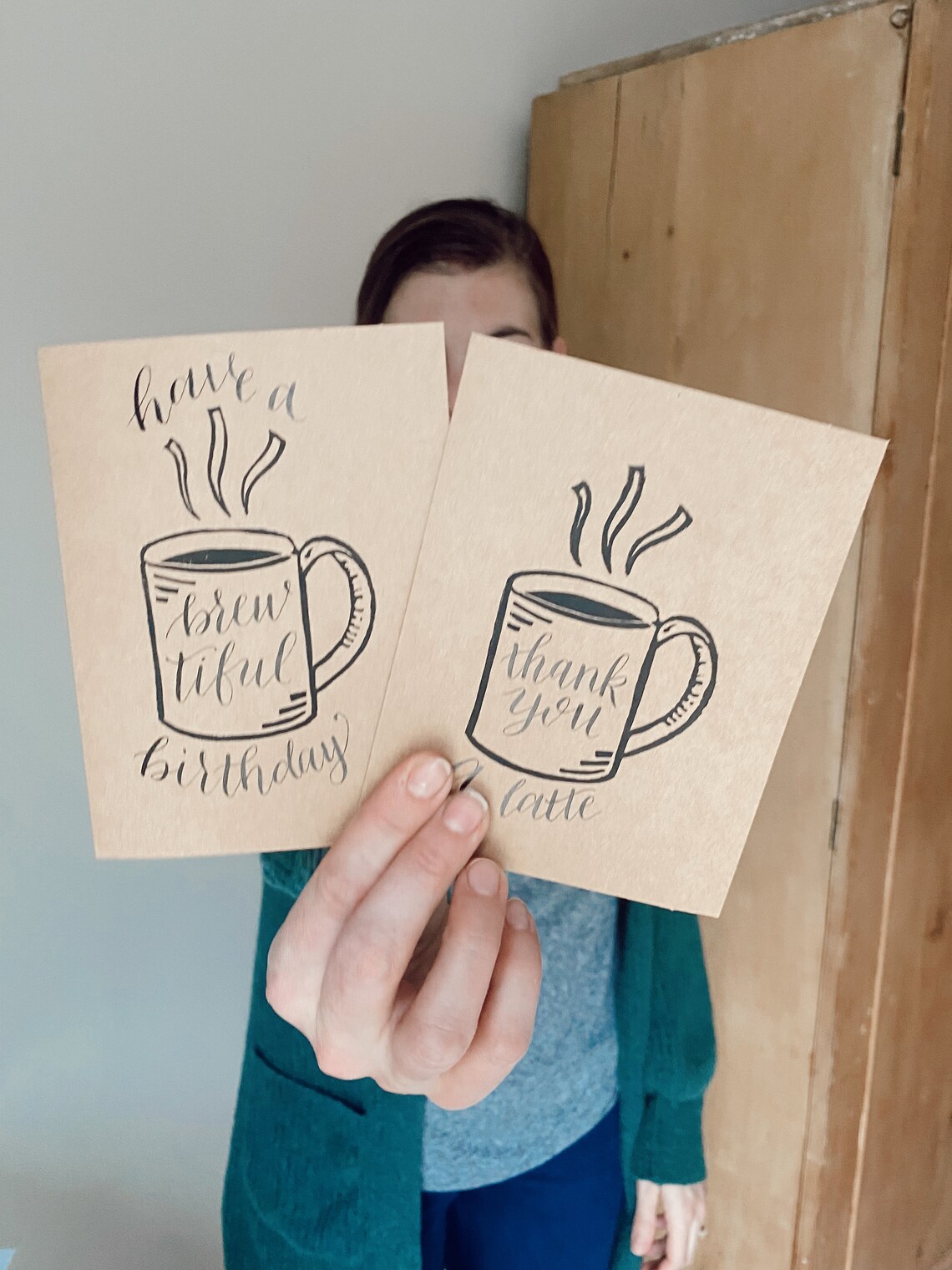 Have a Brew-tiful Birthday Card, Cute Coffee Greeting Card, Unique ...