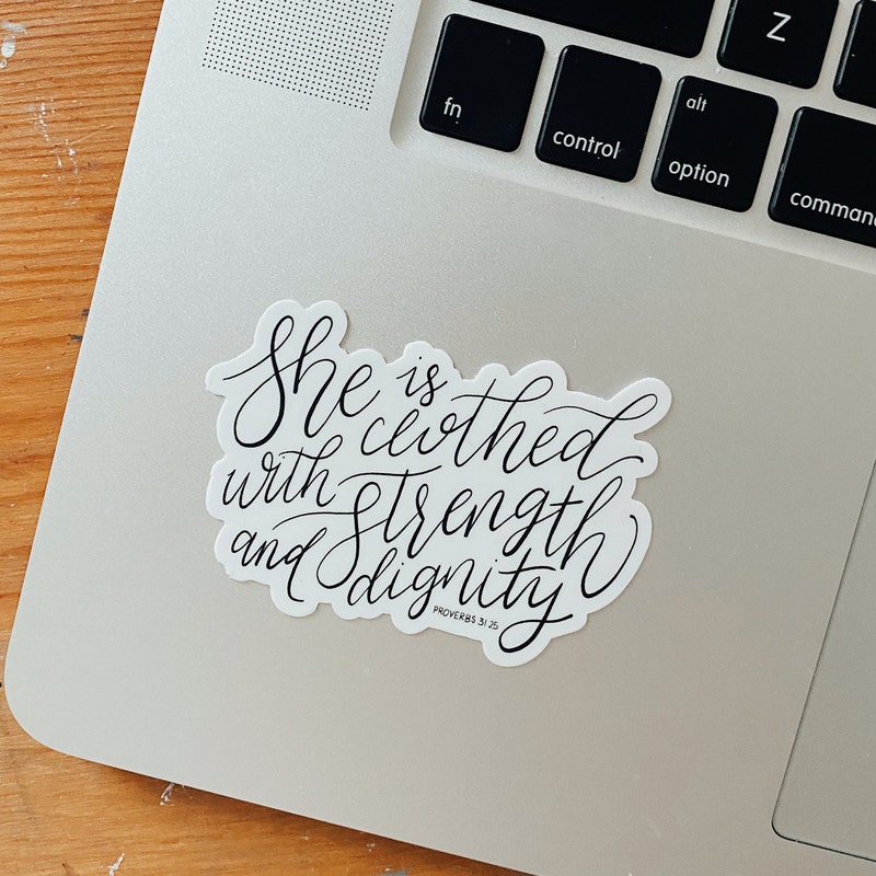 Bible Verse Sticker - Etsy