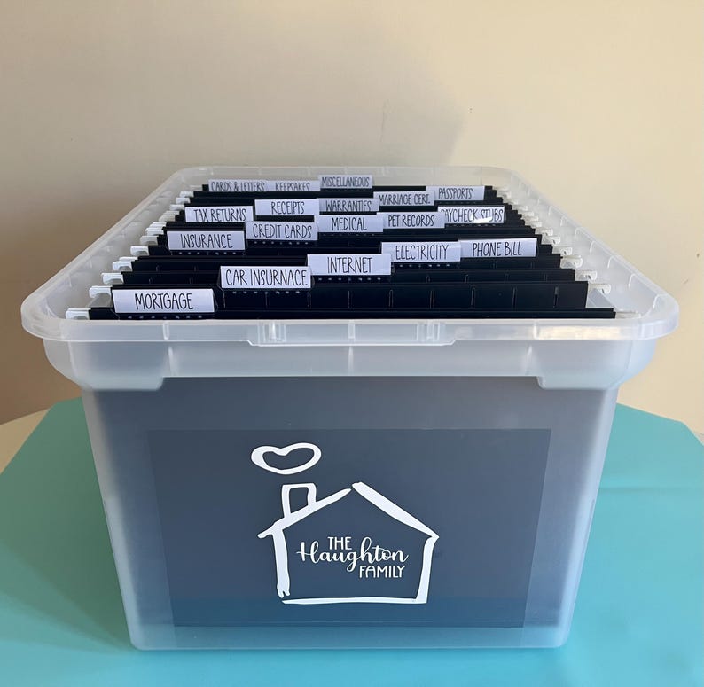 Home Filing System - Etsy