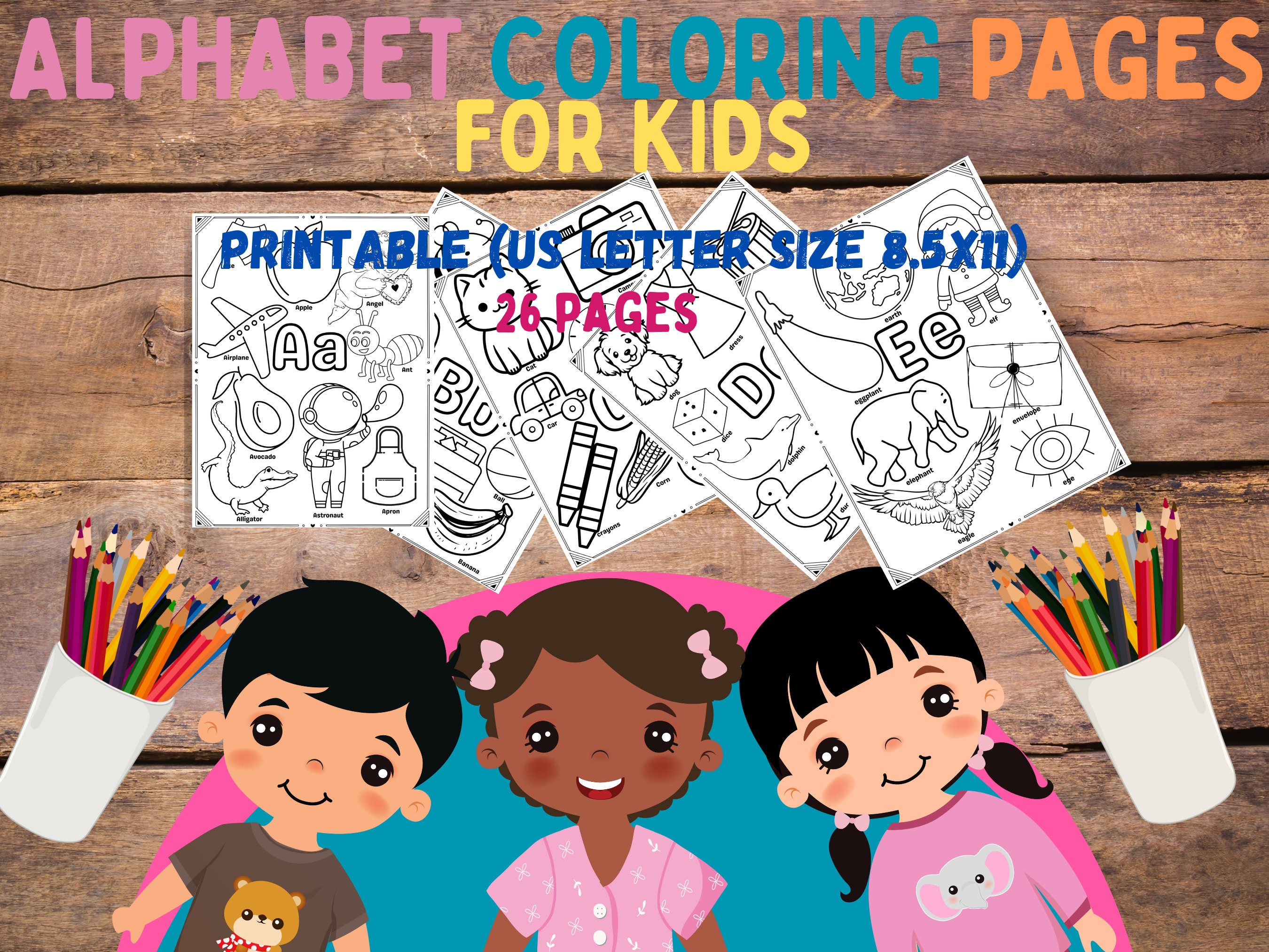 Printable Alphabet Coloring Pages /alphabet Coloring Pages/coloring ...