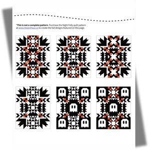 Quilt Brew™ | Night Folly Medallion Expansion Pack (PDF Download) - Etsy