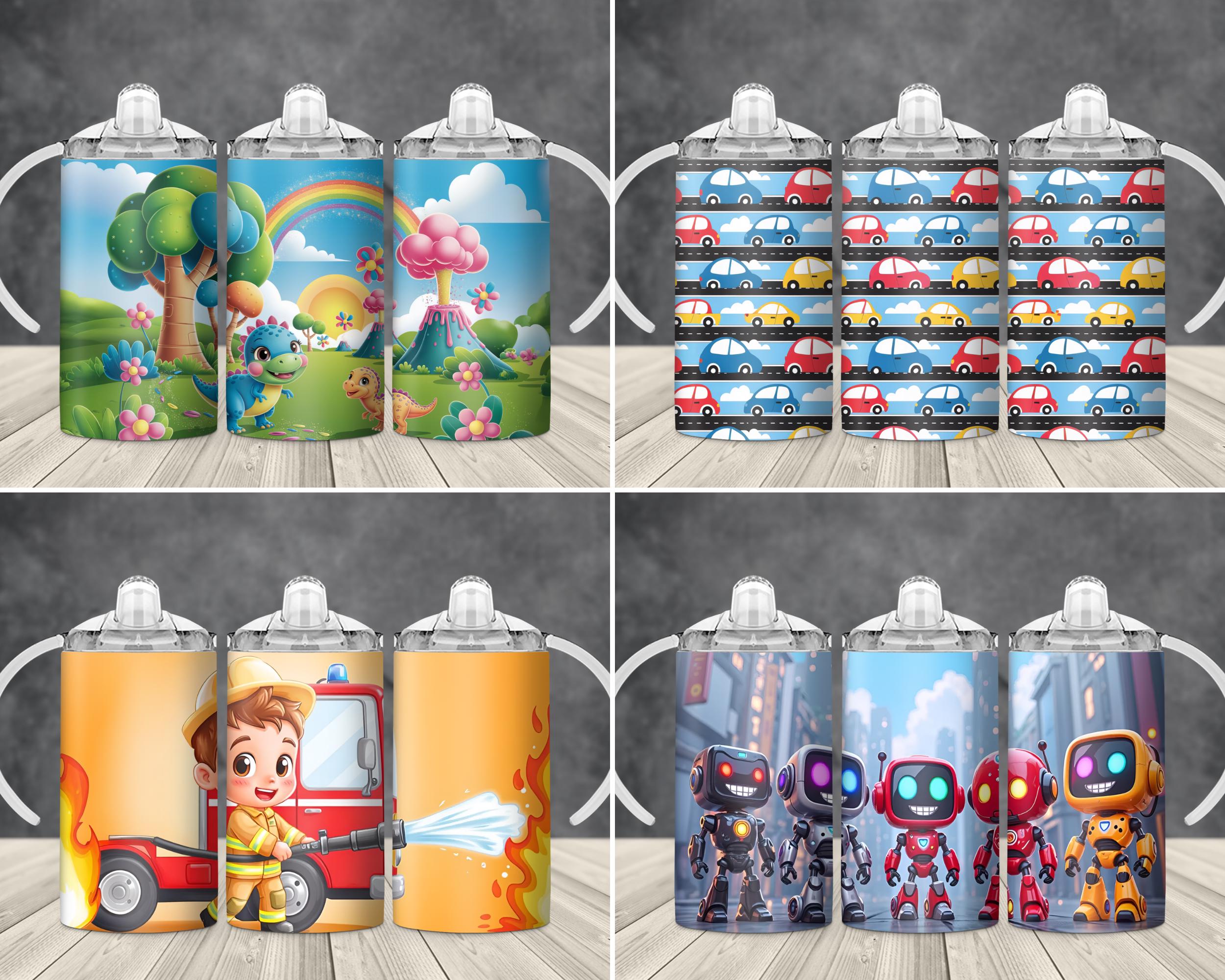 100+ 12oz Kids Tumbler Wraps Bundle | PNG Sublimation Tumbler Design ...