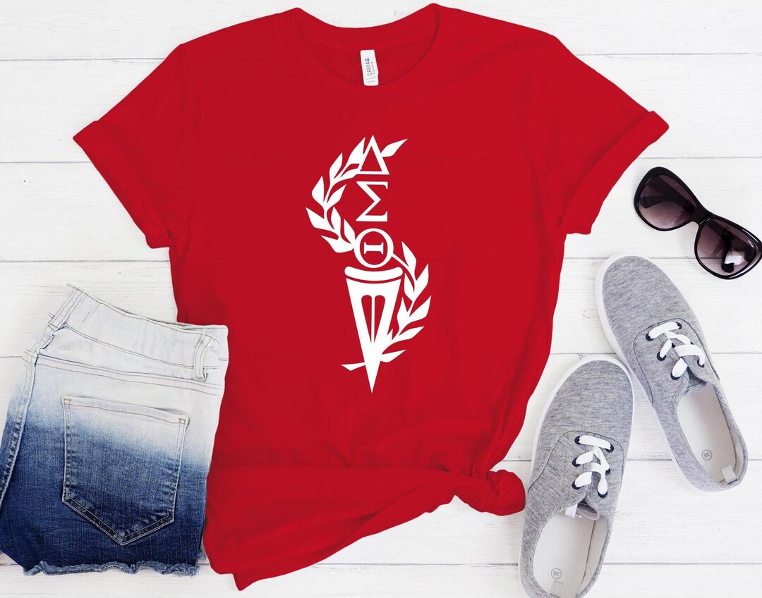 Delta Sigma Theta Torch T-shirt - Etsy