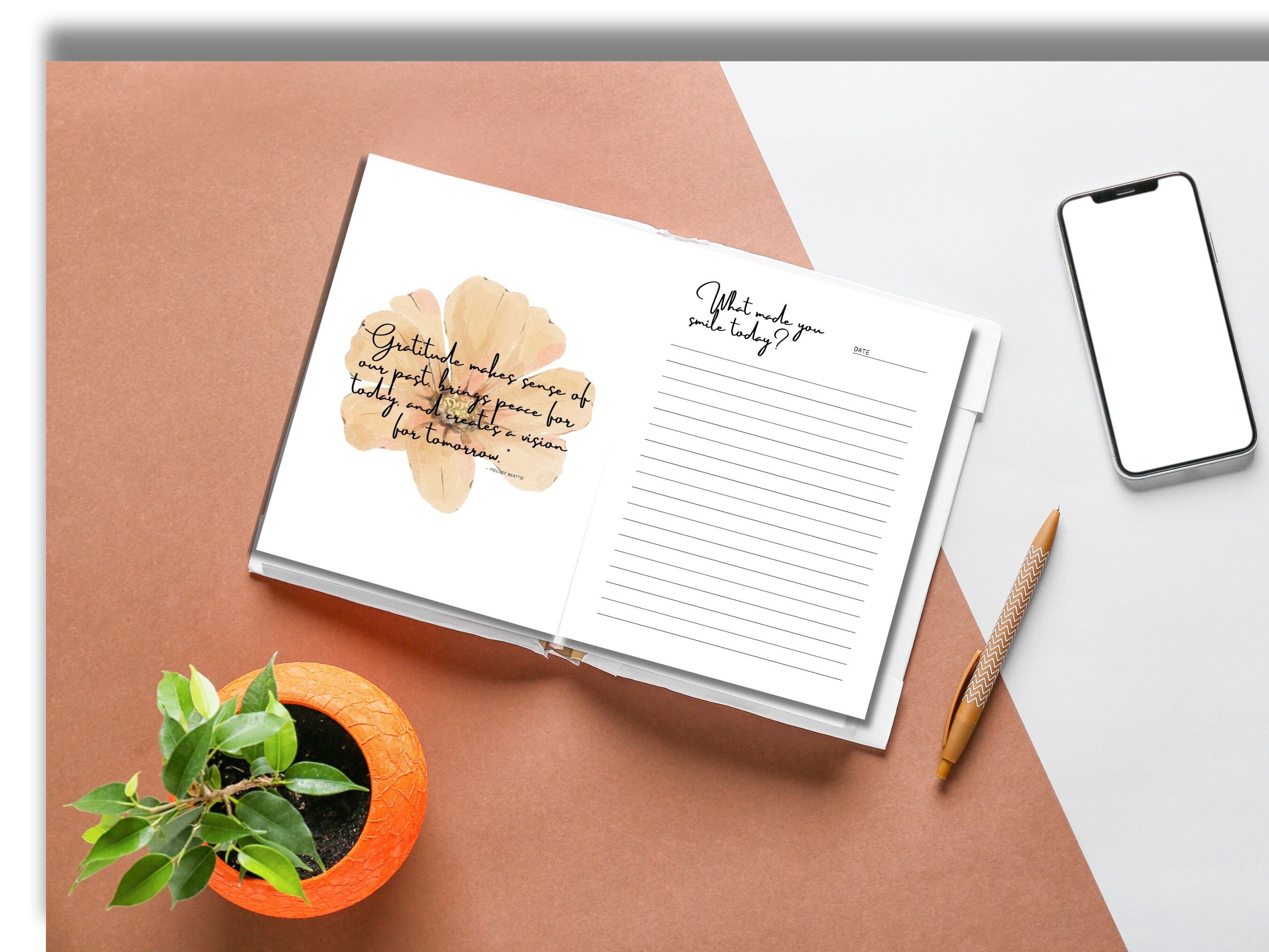 Printable Gratitude Journal, Printable Journal, Journal Prompts ...