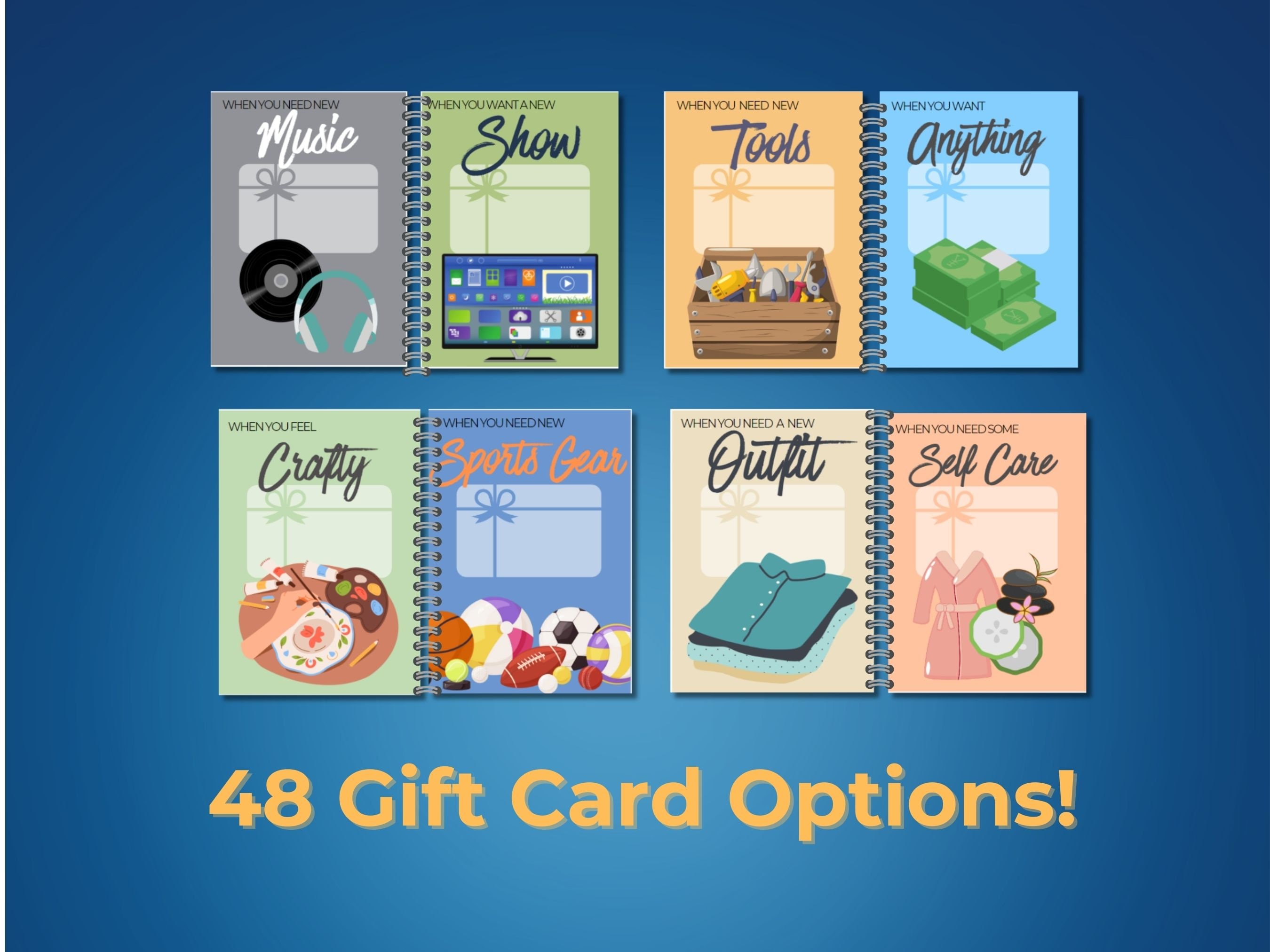 Printable Holiday Gift Card Book, Printable Christmas Gift Card Book ...