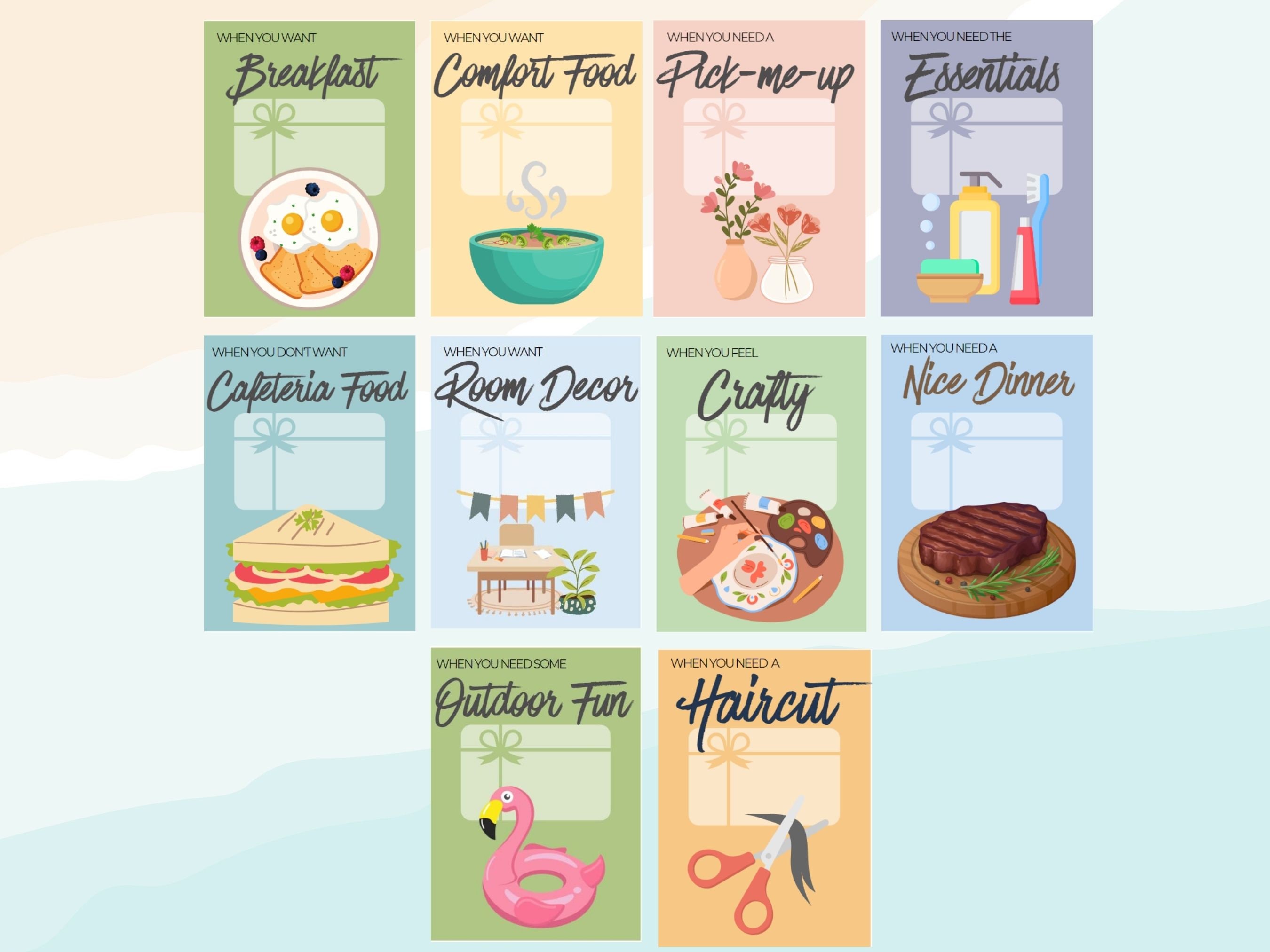 Printable Teacher Gift Card Book, Gift Card Book, Teacher Gift, School ...