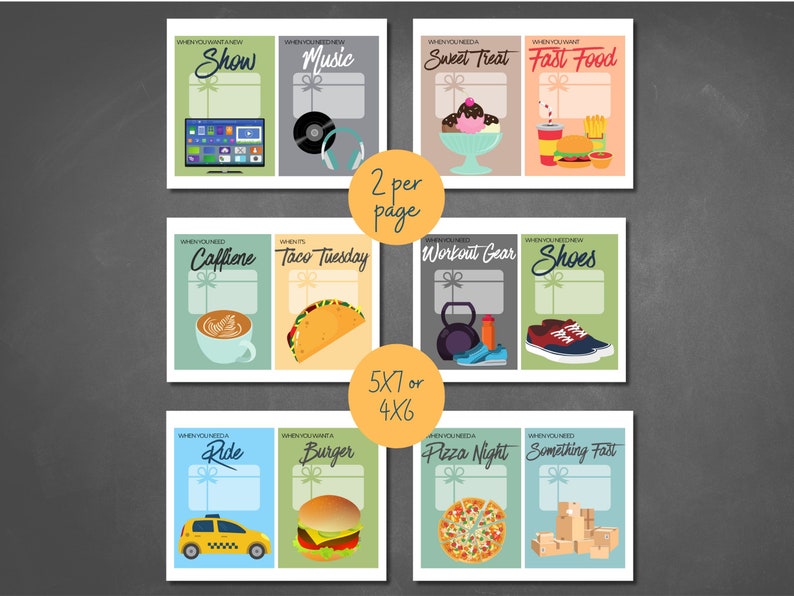 Printable Graduation Gift Card Book, Grad Survival Gift Card Book ...