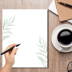 Printable Stationary, Printable Notes, Printable Lined Paper, Digital ...