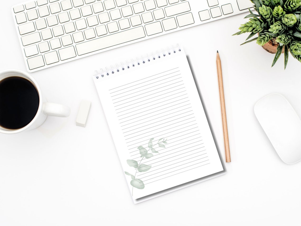 Printable Stationary, Printable Notes, Printable Lined Paper, Digital ...