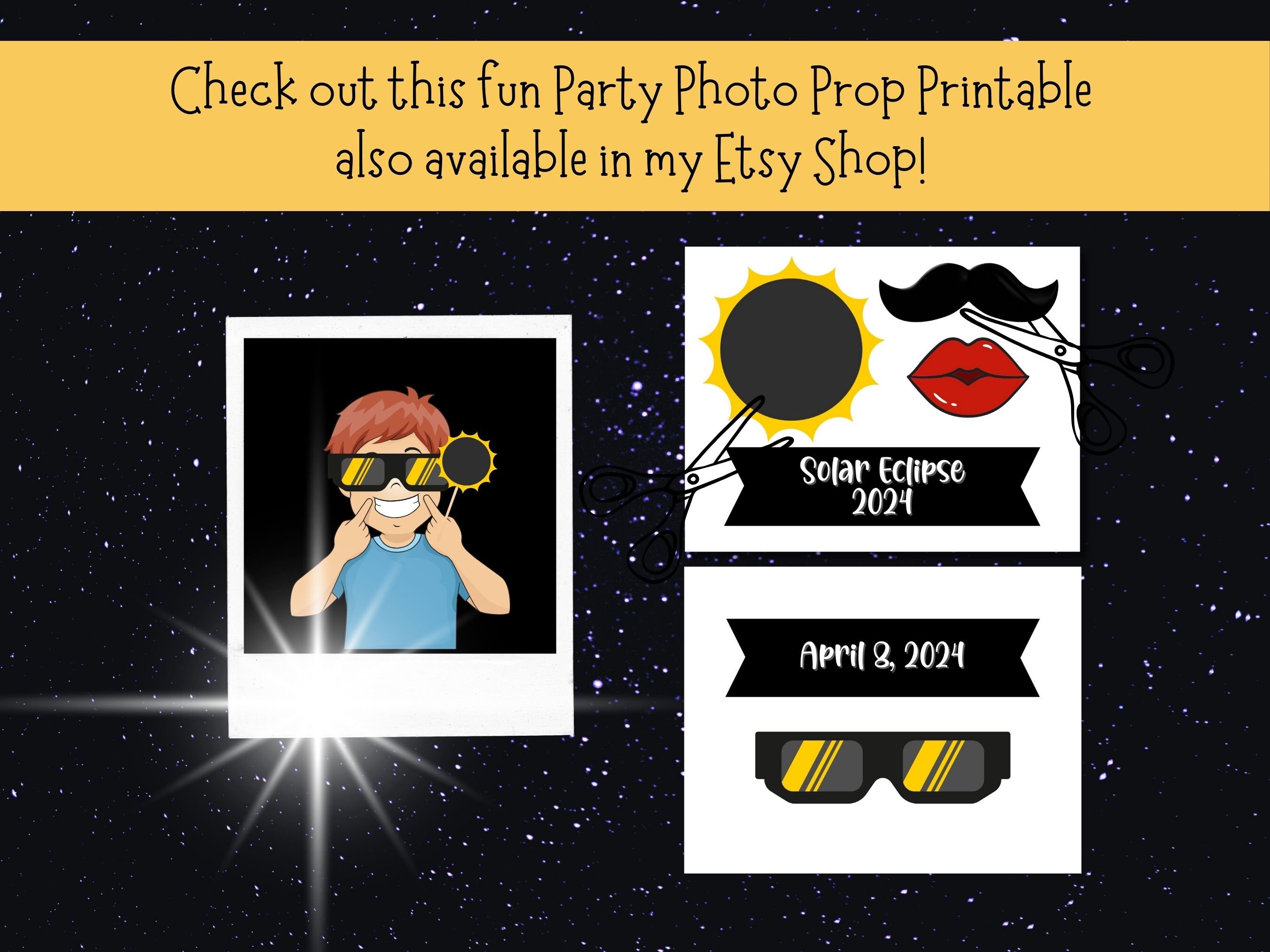 Solar Eclipse Party Invitation, Total Solar Eclipse, Eclipse 2024 ...