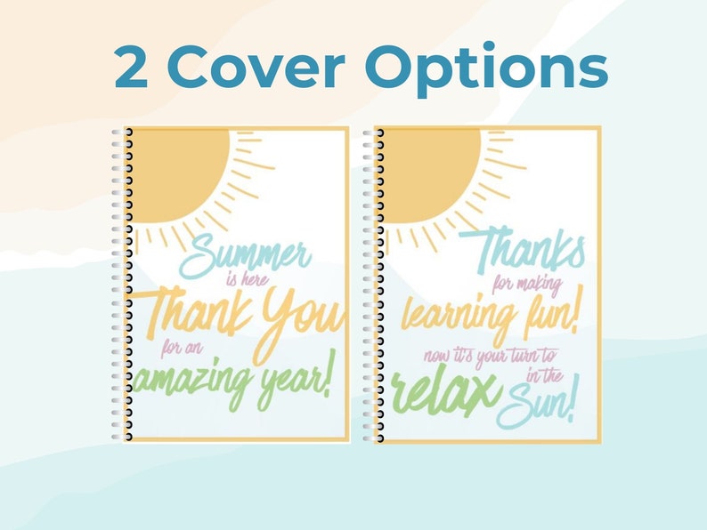 Printable Teacher Gift Card Book, Gift Card Book, Teacher Gift, School ...