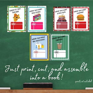 Printable Graduation Gift Card Book, Grad Survival Gift Card Book ...