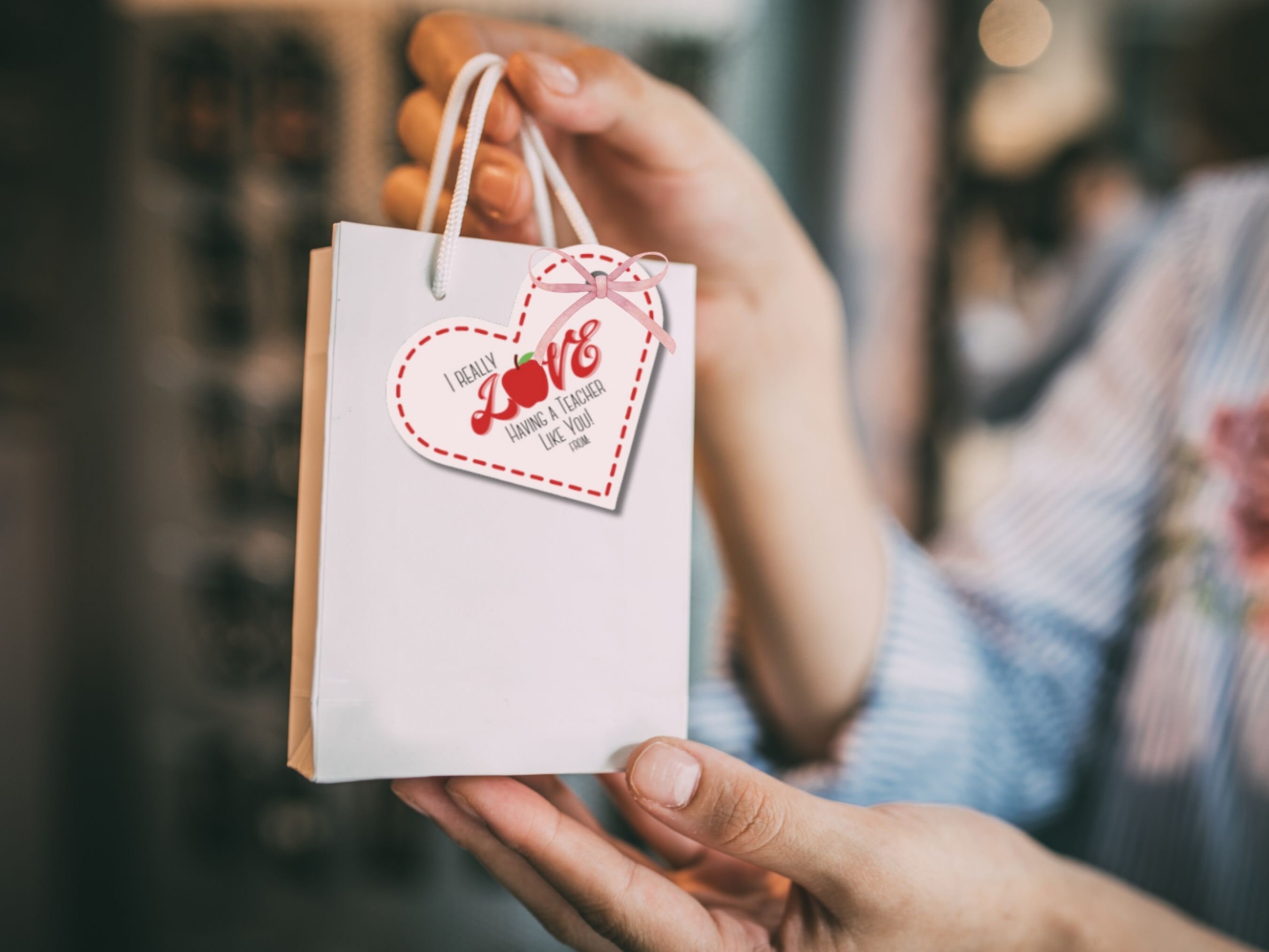 Printable Valentine's Day Teacher Gift Tag I Really Love Having a ...