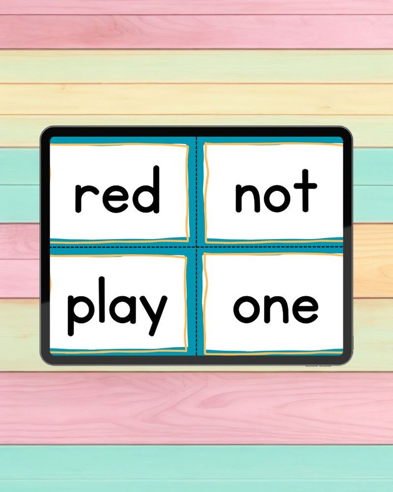 Pre-k Sight Word Flashcards, Dolch Sight Words Pack - Etsy