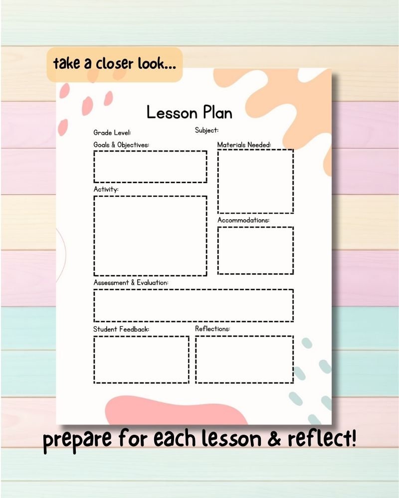Editable Lesson Plan Bundle, Digital Templates for Teachers ...