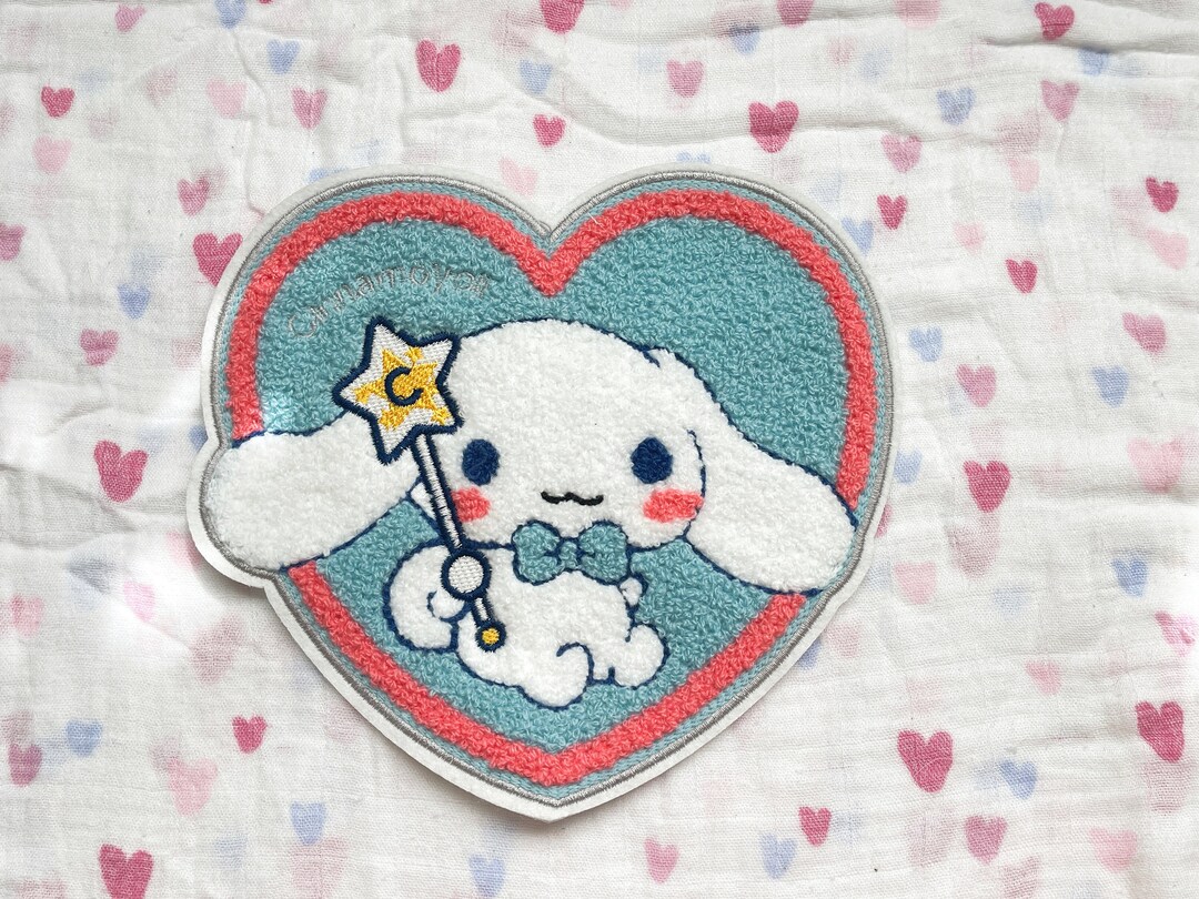 Sanrio Character Cinnamon Roll Sew on Patch, Sewing Patch, Embroidered ...