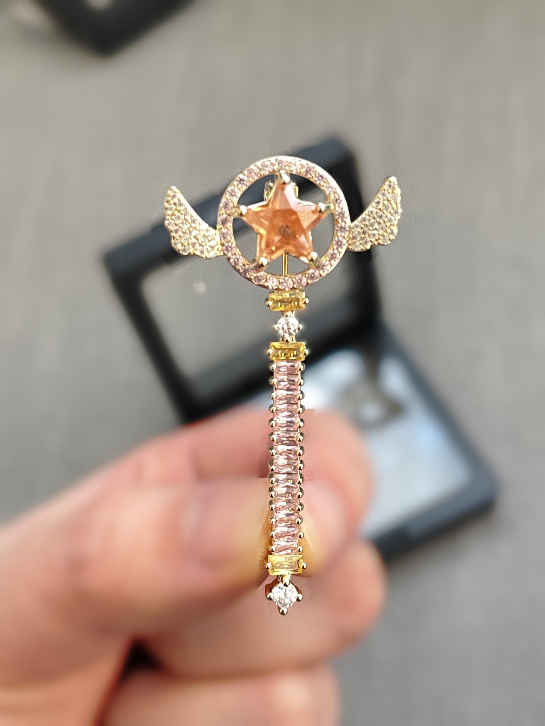 Card Captor Sakura Star Magic Wand Brooch Pins - Etsy