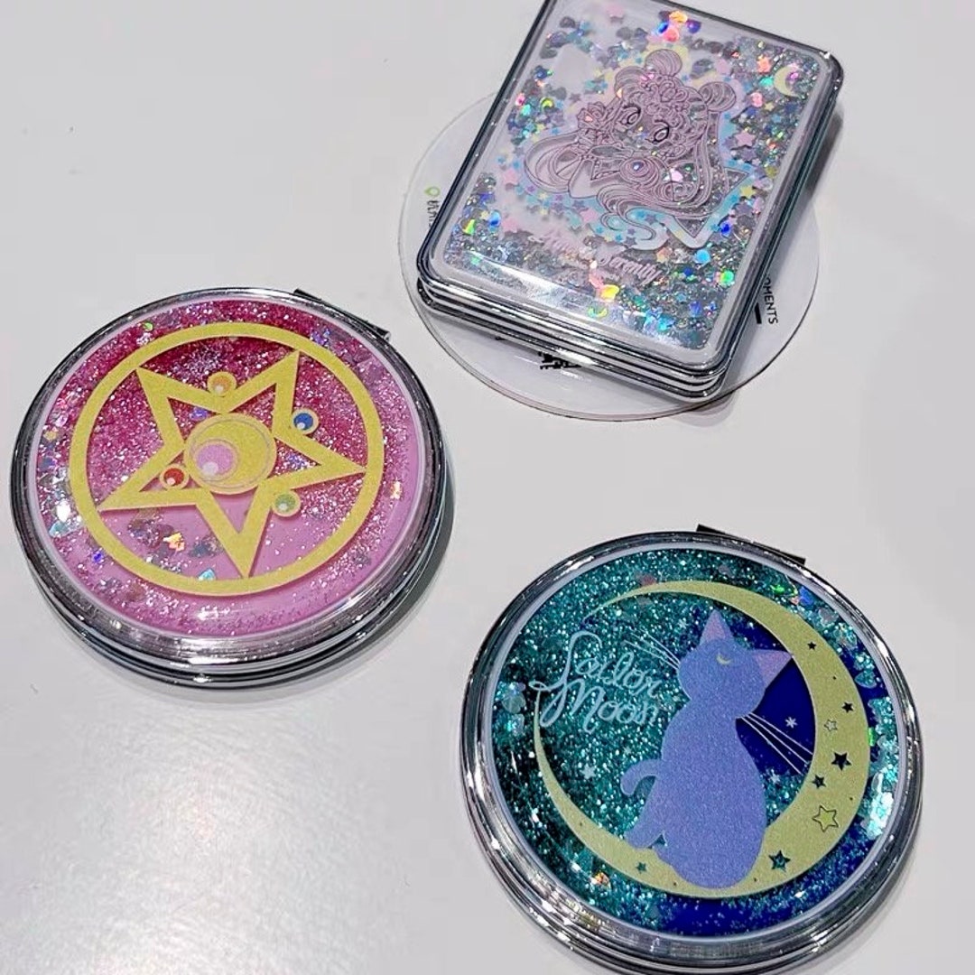 Anime Sailor Moon and Luna Quicksand Compact Mirror Handmirror ...