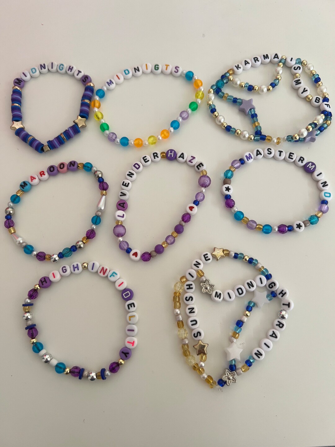 Midnights Inspired Friendship Bracelets - Etsy