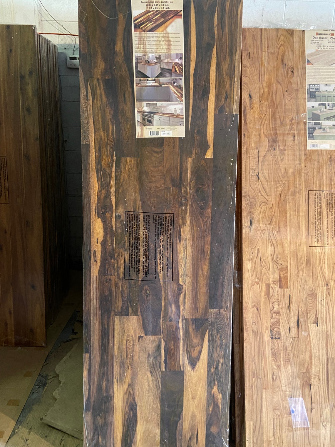 Solid Wood Butcher Blocks for Desk / Kitchen Countertop - Etsy Canada