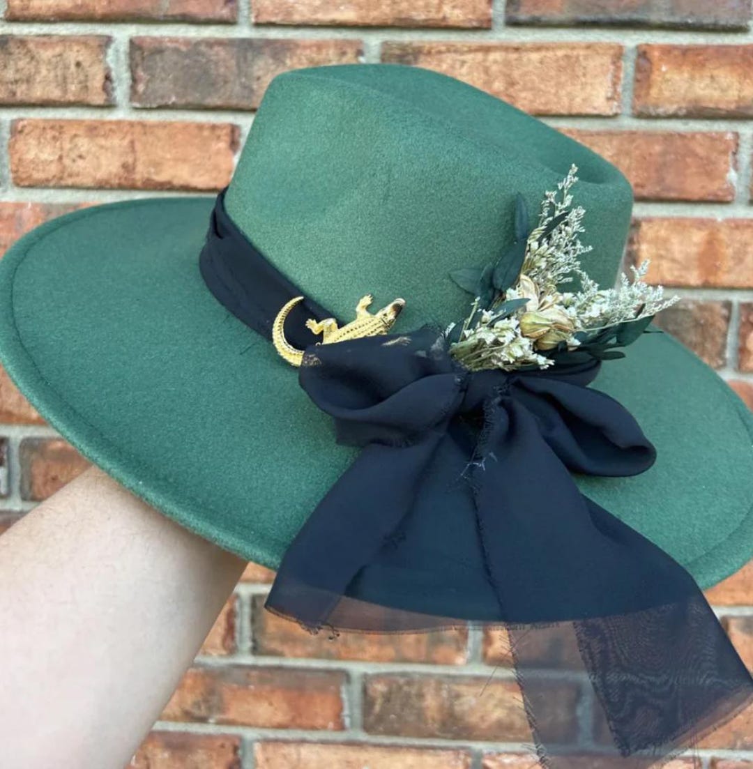 The Alligator Andy Custom Wide Brim Hat - Etsy