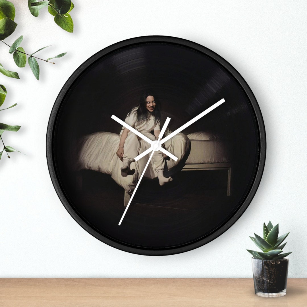 Billie Eilish Vinyl Wall Clock - Etsy