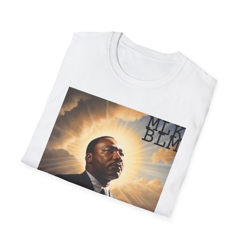 Martin Luther King Jr T-shirt, MLK Day Unisex Short Sleeve Shirt, Black ...