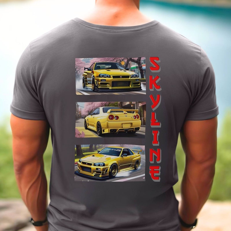 Nissan R34 Gtr T Shirt - Etsy