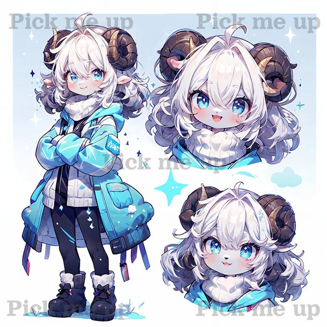 Furry Adoptable 010 Sheep Edition Fursona, Furry Adopt Reference Sheet - Etsy