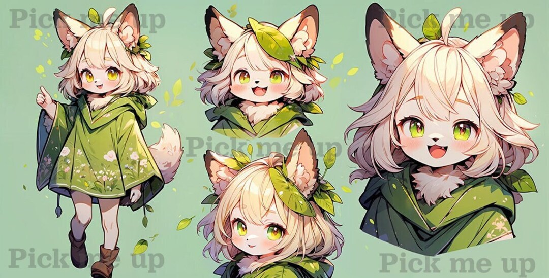 Furry Adoptable 023 Fox Edition - Fursona, Furry Adopt Reference Sheet ...