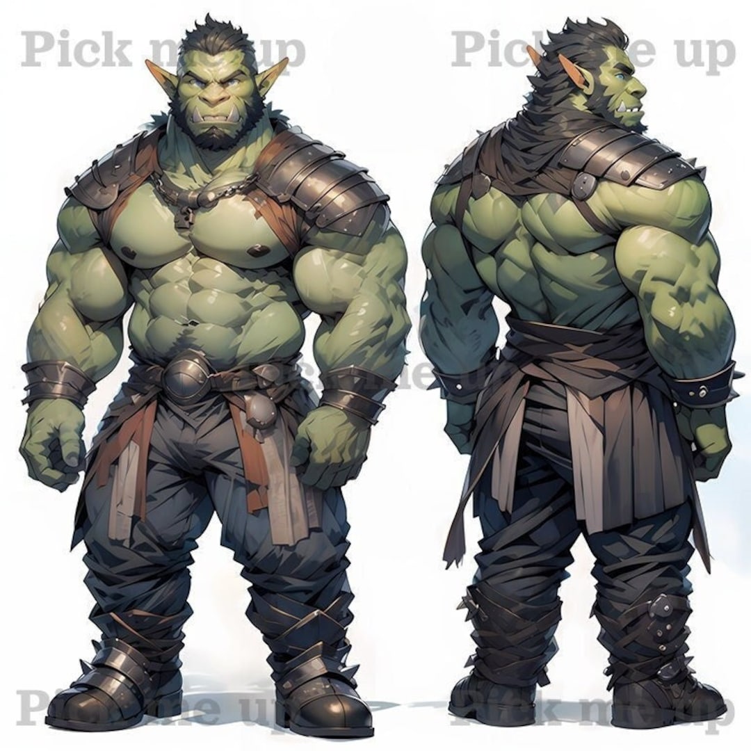 Mythical Adoptable 055 Orc Ogre Edition Fursona, Fantasy Adopt ...