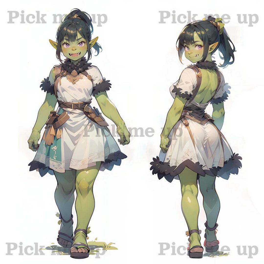 Mythical Adoptable 065 Orc Edition Fursona, Fantasy Adopt Reference ...