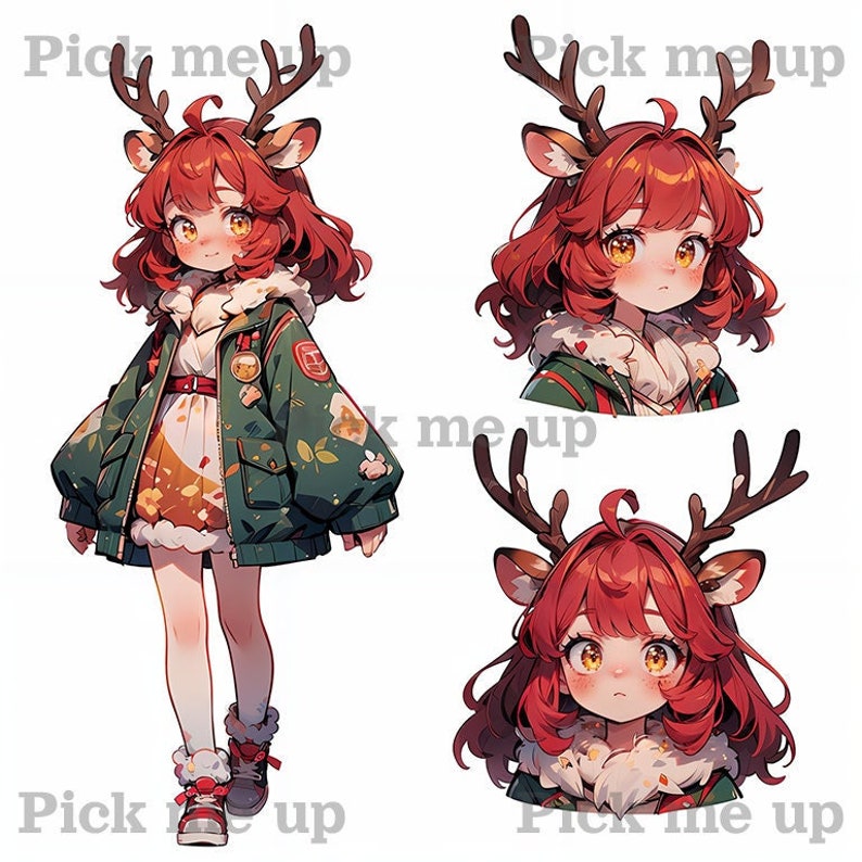 Furry Adoptable 096 Antler Deer Girl Edition Fursona, Furry Adopt ...