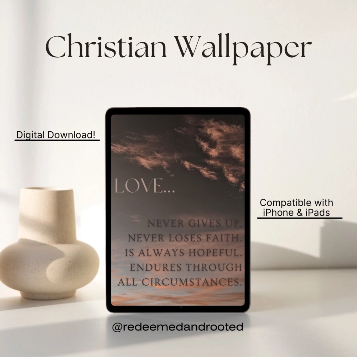 Bible Verse Wallpaper iPhone Wallpaper iPad Wallpaper Android Wallpaper ...