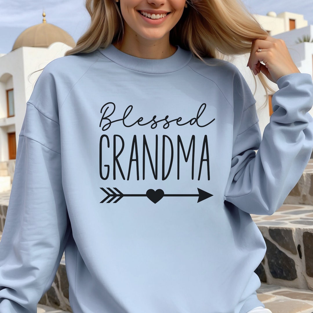 Blessed Grandma Sweatshirt, Gift for Grandma, Granny Sweater, Cute ...