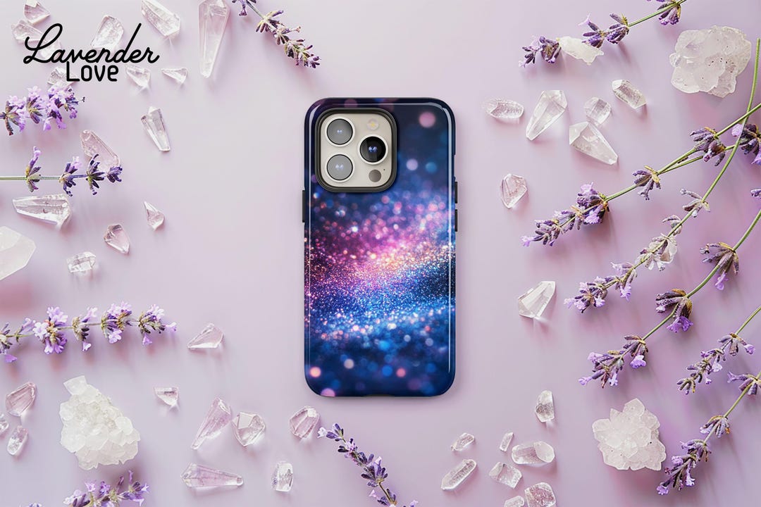 Glitter Starry Night Phone Case: Opalescent Celestial Cover iPhone 17 ...