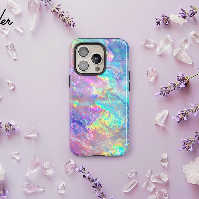 Iridescent Phone Case - Etsy